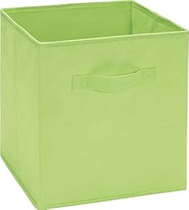 Amazon.com: SystemBuild Fabric Storage Bin, Lime Green: Kitchen & Dining