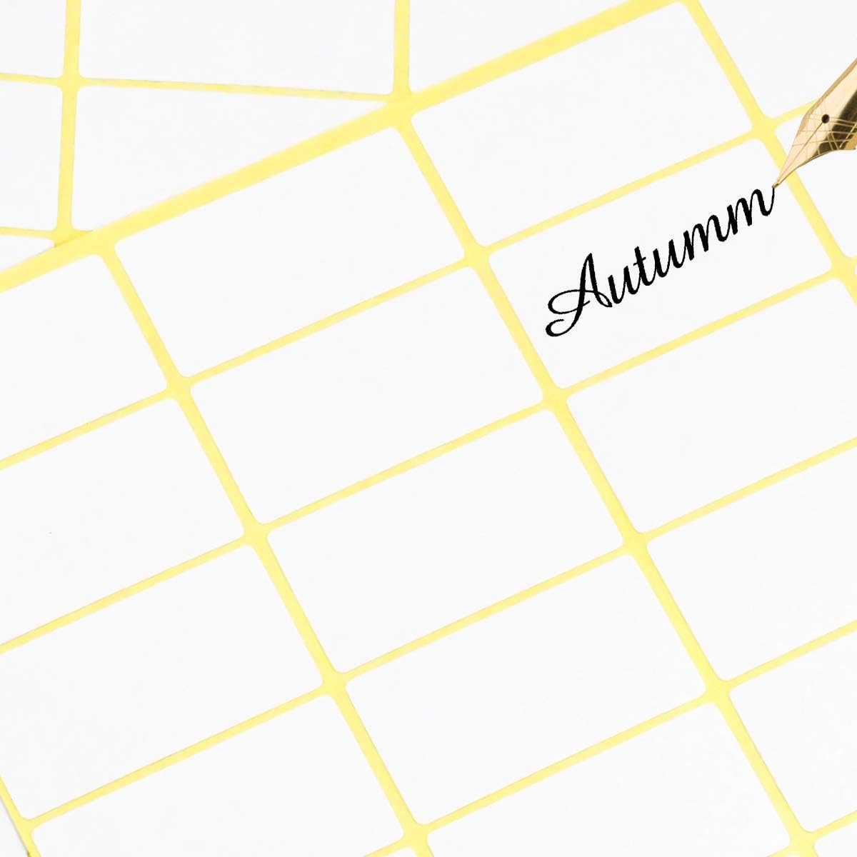 Jinlaili 15 Sheet Label Stickers, 600PCS Small Label Stickers, 19 x ...