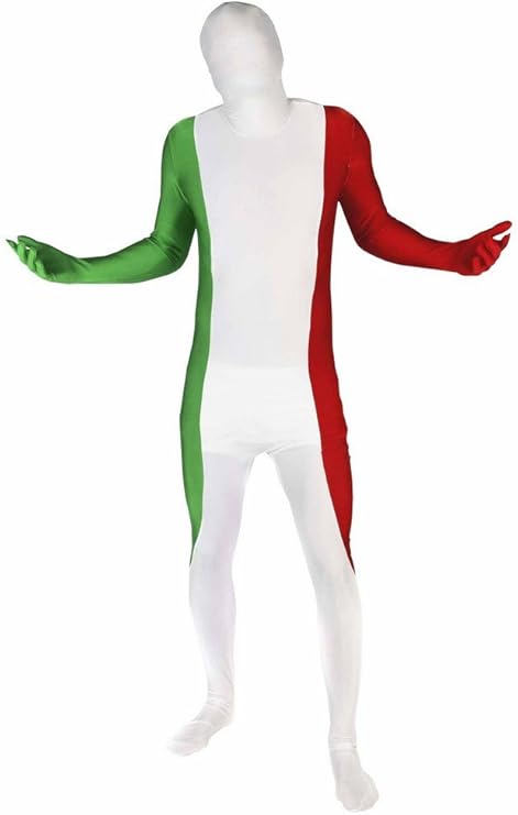 Morphsuits Men's Italy Original Flag Fancy Dress Costume, Medium: Buy ...