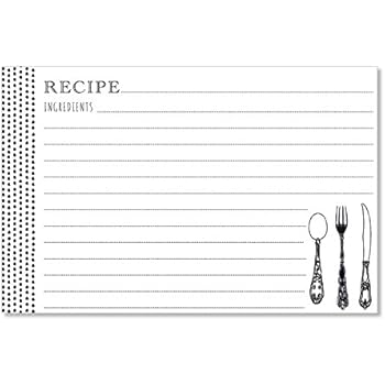 Amazon.com: C.R. Gibson QP-12 Small Recipe Book Pocket Page Refill 20 ...
