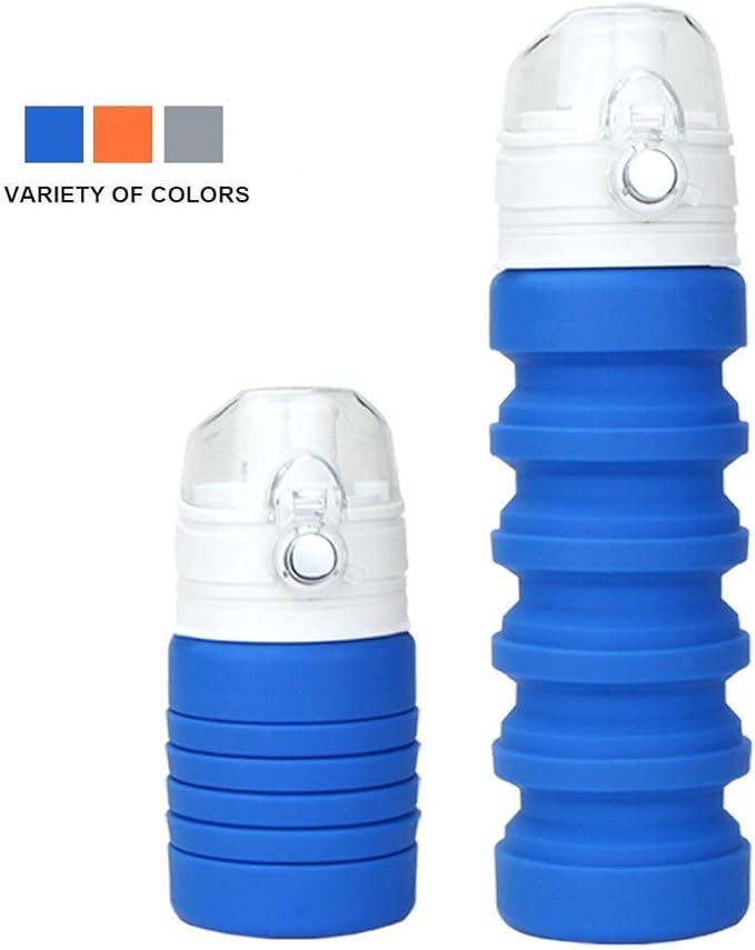 Maltsky Botella Plegable,Botella de Silicona Plegable Botella de Agua ...