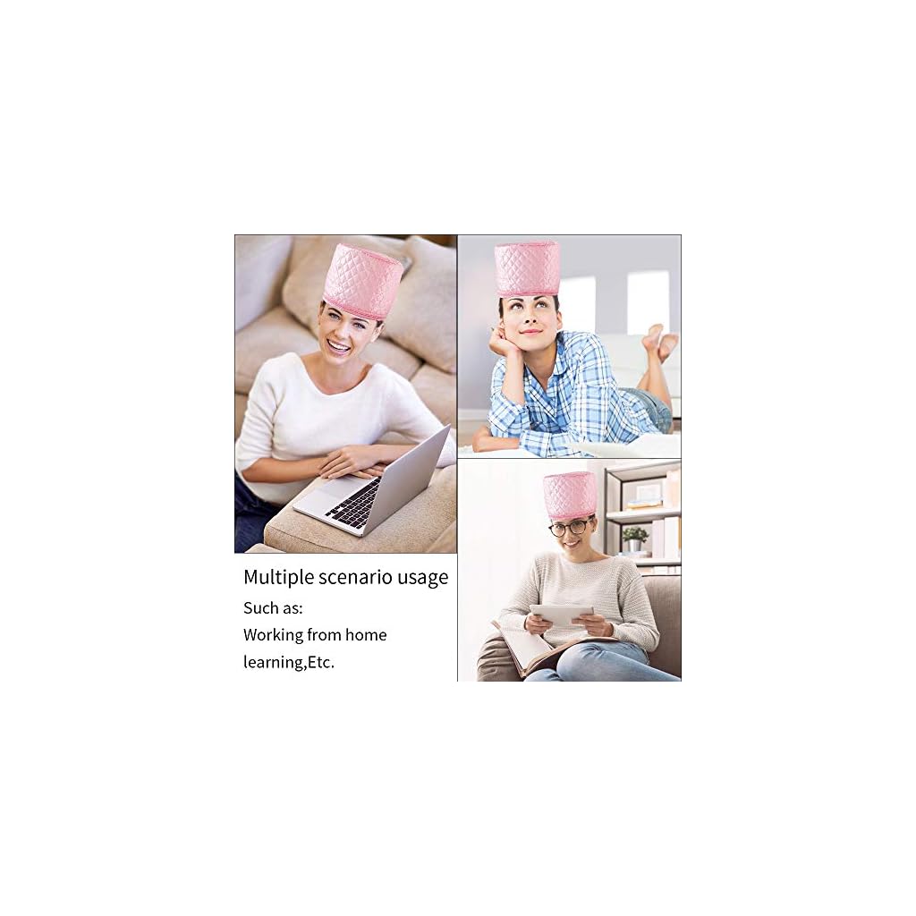 Hair Care Cap, 110V Yomagine Pink Hair Heat Treatment Cap, Deep ...