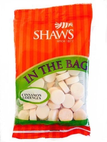 Shaws in The Bag Cinnamon Sweets Hard Candy Lozenges 120g: Amazon.co.uk ...