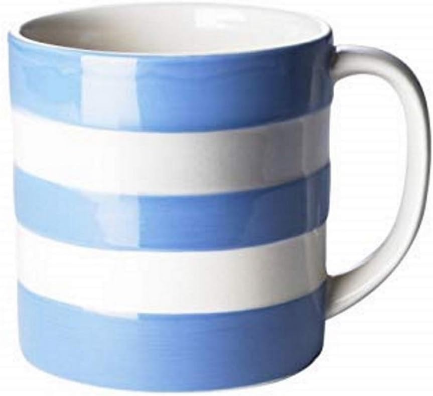 Cornishware Blue and White Stripe Large Coffee Cup Mug, 15oz: Amazon.co ...