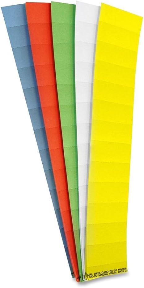 Amazon.com : Magna Visual Pre-Cut Data Cards : Cardstock Papers ...