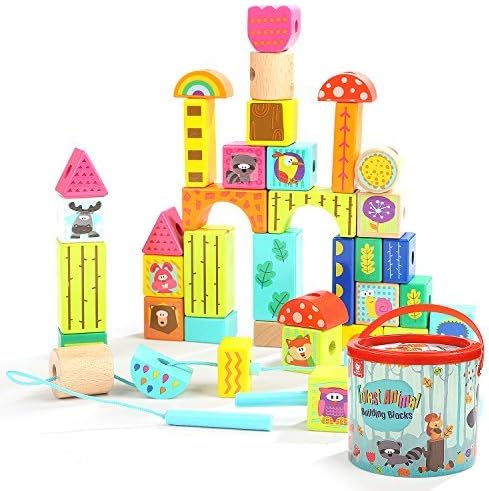 TOP BRIGHT Building Blocks for Toddlers 1 2 3 Year Old Baby Toys ...
