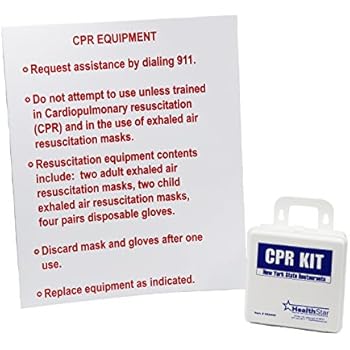 Amazon.com: CPR Kit New York State Restaurants With Sign: Home Improvement