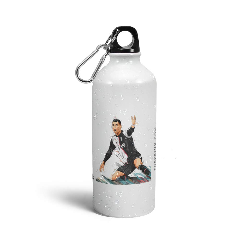 Prink Cristiano Ronaldo Printed Aluminium Sipper Bottle 600ml | CR7 ...