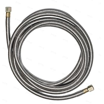 Amazon.com : 16 ft Stainless Steel Propane/Natural Gas Extension Hose ...