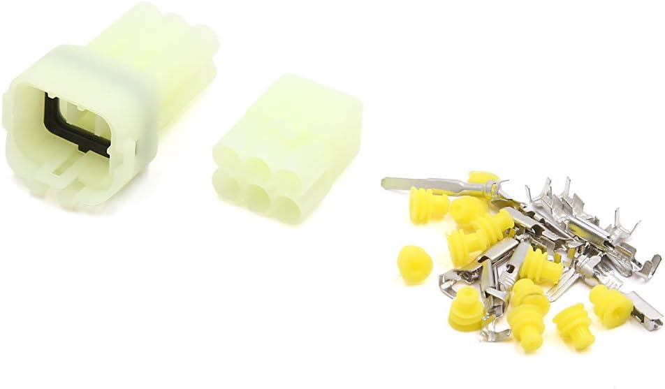 sourcing map 6-polig 12V Wasserfest Kabel Verbindung Auto Stecker ...