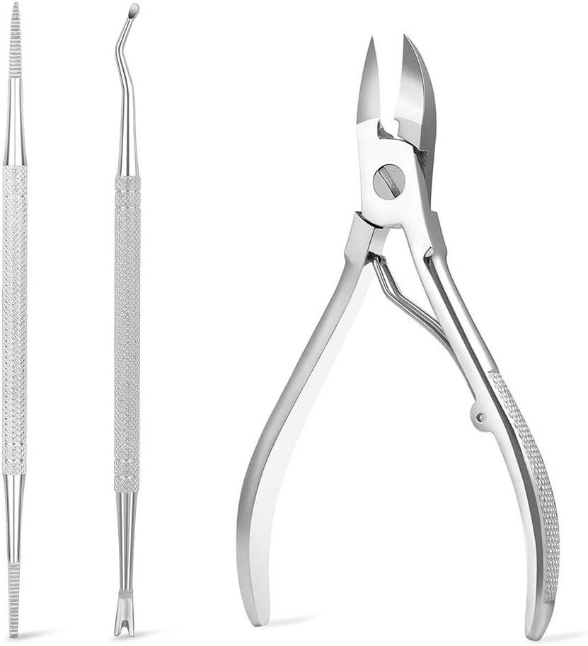 BEZOX Professional Toenail Clippers with Toenail File and Nail Lifters ...