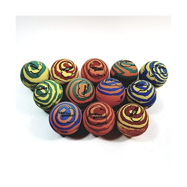 Sky Bounce Multi Color (Rainbow) Tie Dye Handball Set of 12 (1 Dozen ...