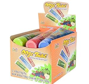 Amazon.com : OOZE TUBE SQUEEZE CANDY, Case of 8 : Grocery & Gourmet Food