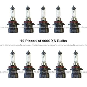 Amazon.com: 10 Pieces Pack - 9006xs Halogen Bulb Light - 55W White ...