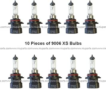 Amazon.com: 10 Pieces Pack - 9006xs Halogen Bulb Light - 55W White ...