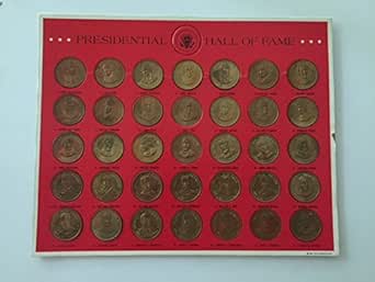 Amazon.com: Franklin Mint Presidential Coins (Solid Bronze) Collector's ...
