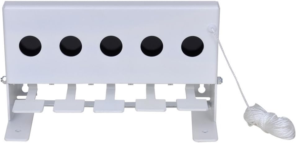 Festnight Air Shooting Knockdown Target 5-hole Knock Down Target with ...