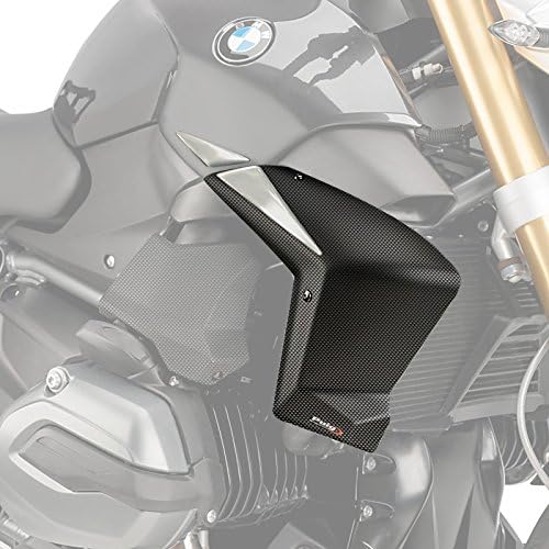 Kühler Seitenverkleidung für BMW R 1200 R 15-18 Carbon-Look Puig 7694c ...