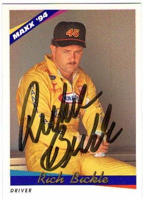 RICH BICKLE 1994 Maxx Autograph Signature Auto at Amazon's Sports Collectibles Store