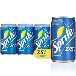 Amazon.com : Sprite Zero 7.5 Fluid Ounce (Pack of 6) : Grocery ...