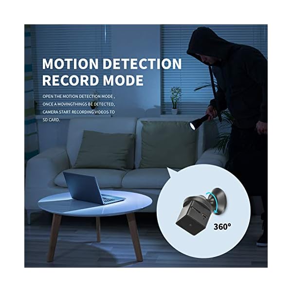 Mini Cube Spy Hidden Camera Full HD 1080P with Motion Detection, Metal ...