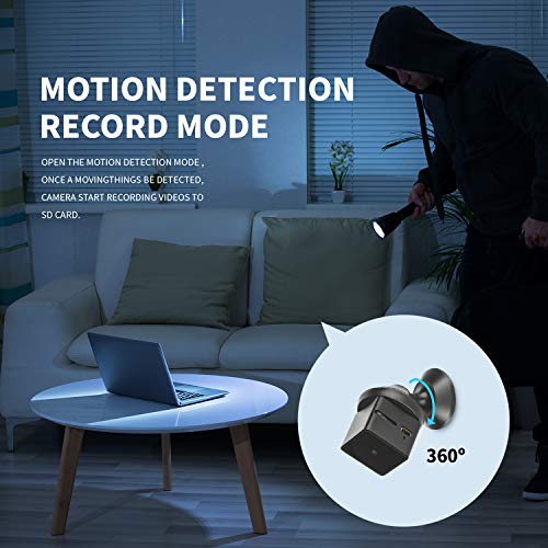 Mini Cube Spy Hidden Camera Full HD 1080P with Motion Detection, Metal ...
