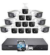 Amazon.com : ONWOTE 4K Security Camera System, AI Human Detection, (6 ...