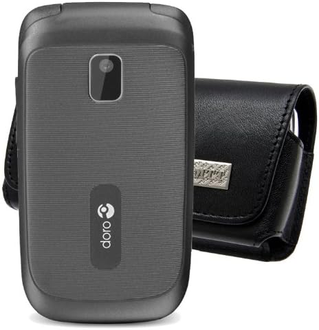 MTT, leather phone case for Doro 6520 with belt clip: Amazon.co.uk ...
