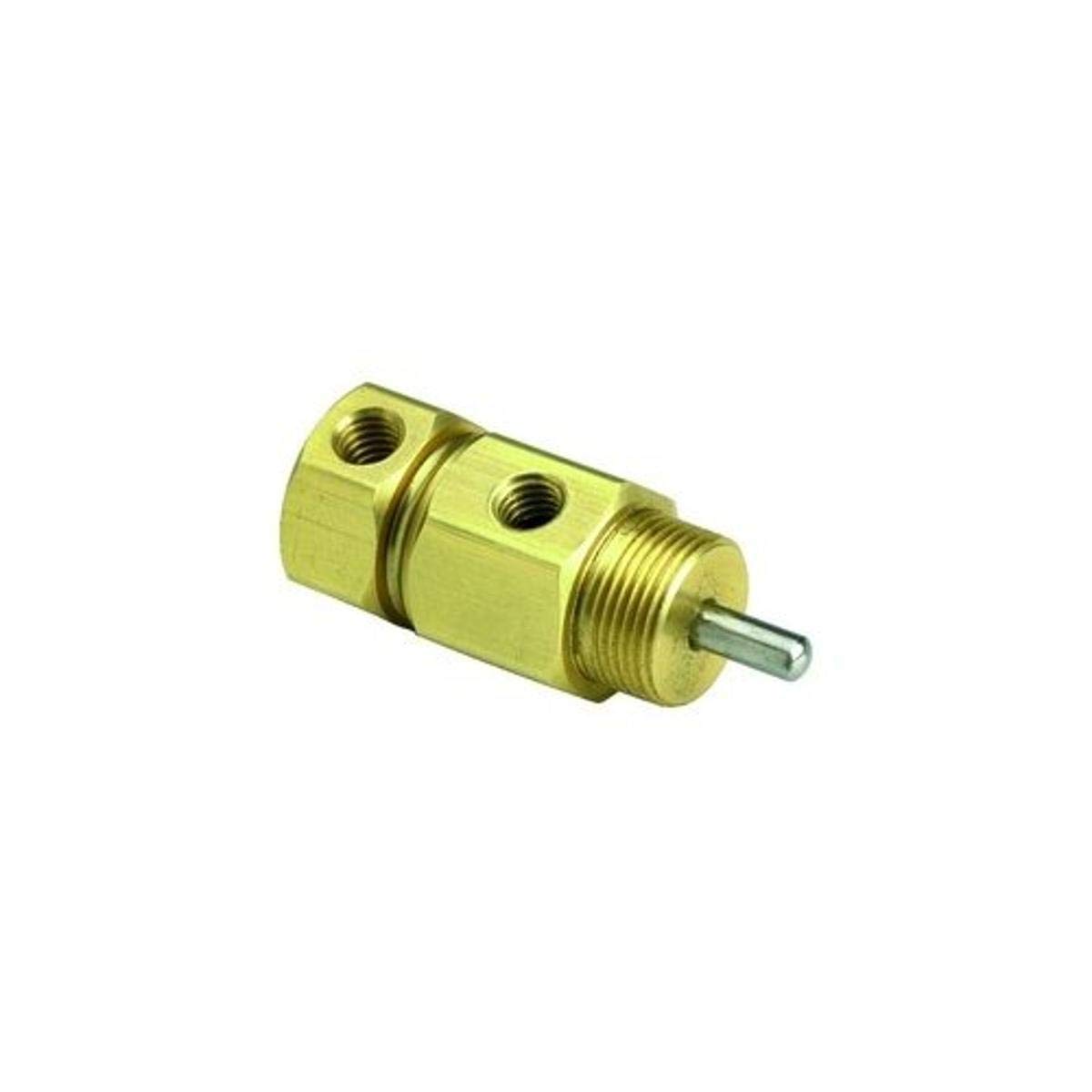 Clippard MAV-2R 2-Way Stem Valve, Rotatable Inlet, 10-32, 4 SCFM at 50 ...