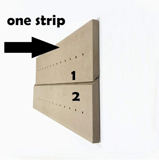 Universal MDF French Cleat Hanging Bracket 3/4" Thick 16" Long Blanks ...