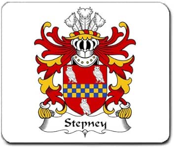 Amazon.com : Stepney Family Crest Coat of Arms Mouse Pad : Office Products