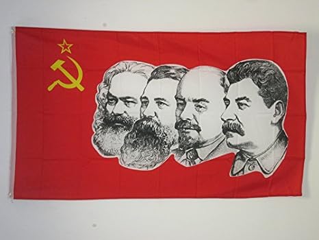 AZ FLAG USSR 4 characters Flag 2' x 3' - Red communist flags 60 x 90 cm ...