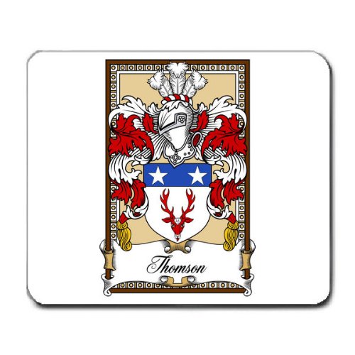 Amazon.com : Thomson Family Crest Coat of Arms Mouse Pad : Office Products