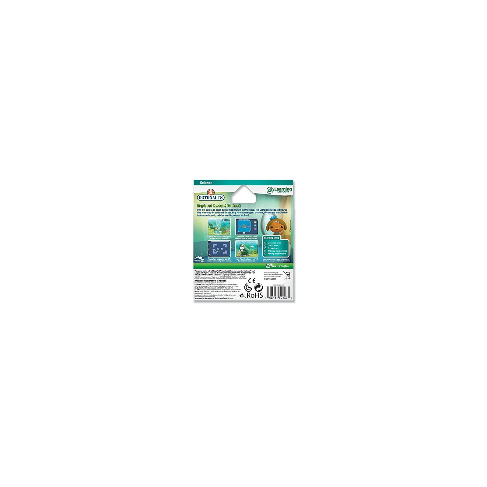 LeapFrog Science Learning Game Disney Octonauts for LeapPad Platinum ...
