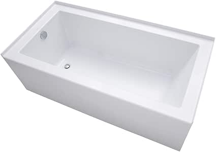 Mirabelle MIRSKS6030LWH 60" X 30" Acrylic Soaking Bathtub for Three ...