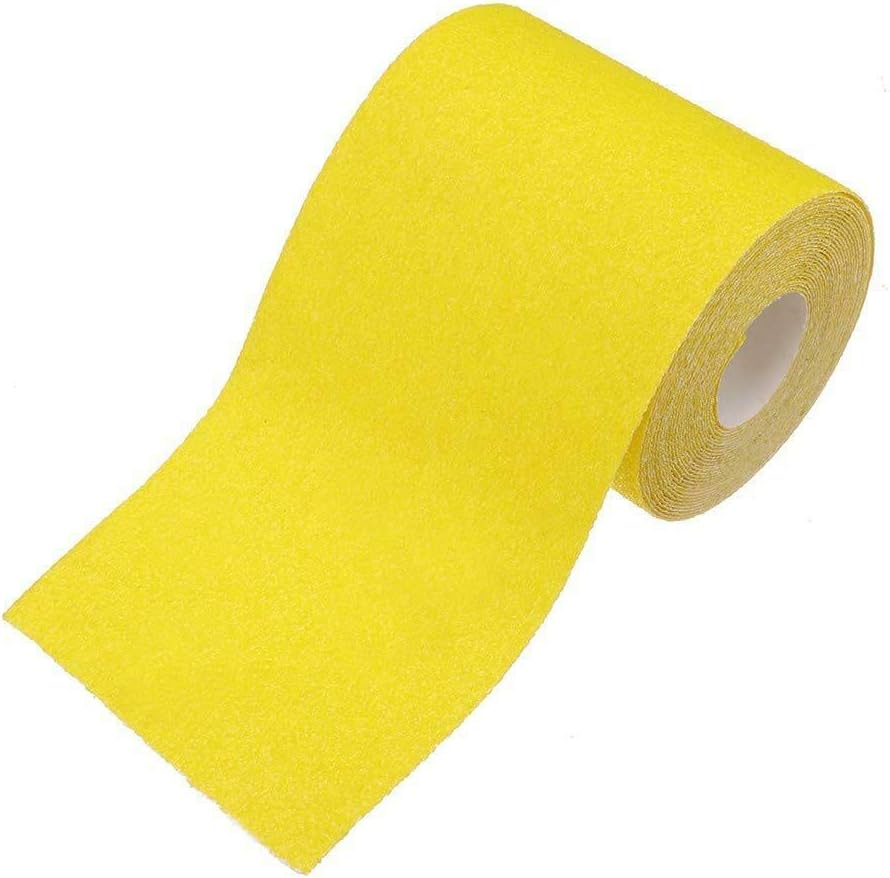 TOOLSTAR Sandpaper Roll, 93mm x 5m Aluminium Oxide Sandpaper Rolls ...