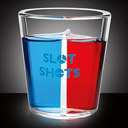 Slot Shots Divided Shot Glasses: Amazon.co.uk: Kitchen & Home