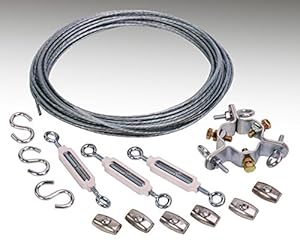Amazon.com: Down Guy Wire Kit for up to 2-1/4" Mast: Home Audio & Theater