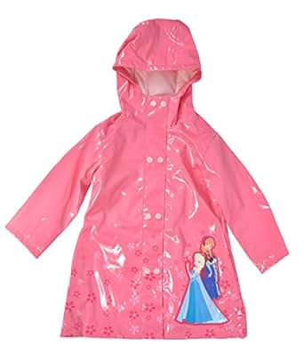 Disney Frozen Floral Print Long Sleeves Raincoat Pink 2T at Amazon ...