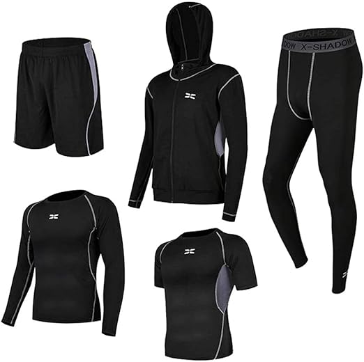 Men Gym Clothes Workout Clothes For Men Fitness Compression T-Shirt ...