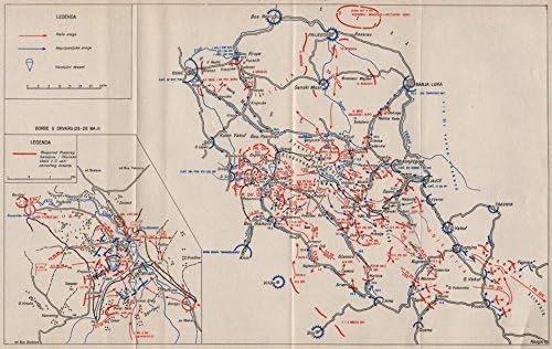 OPERATION ROSSELSPRUNG. 7th offensive. Drvar May-June 1944. Jajce ...