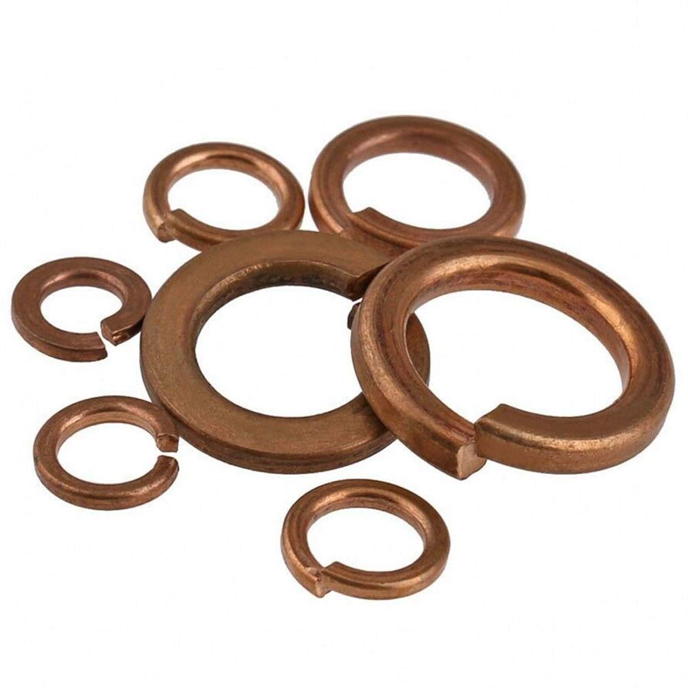 M3 M4 M5 M6 M8 M10 M12 Phosphor Bronze Spring Washers Split Lock Washer ...