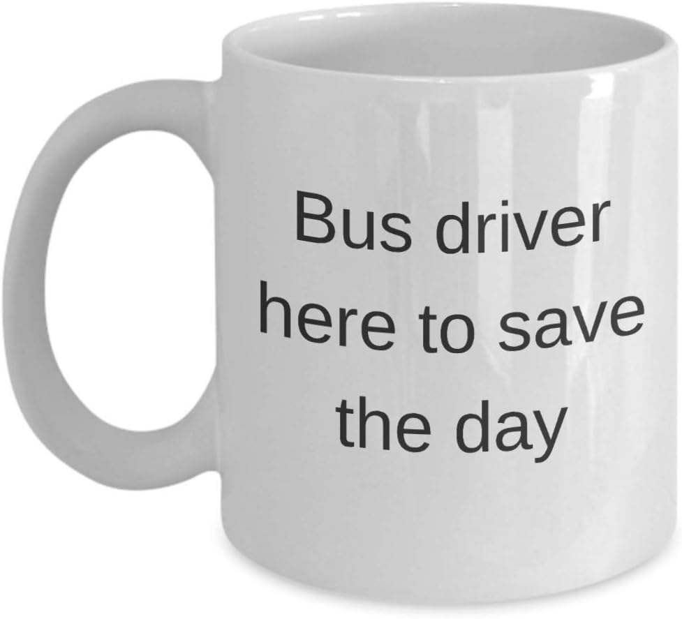 Amazon.com: Bus driver coffee mug cup gifts-Transit- prison-winter ...