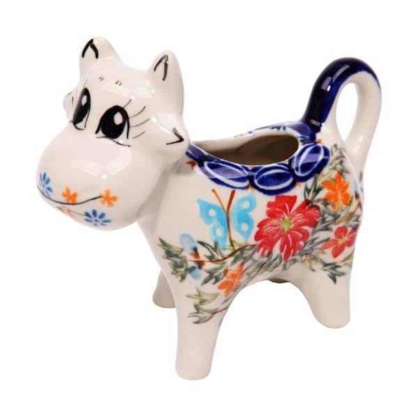 Polish Pottery Ceramika Boleslawiec, 0501/238, Creamer Cow, 1/3 Cup ...