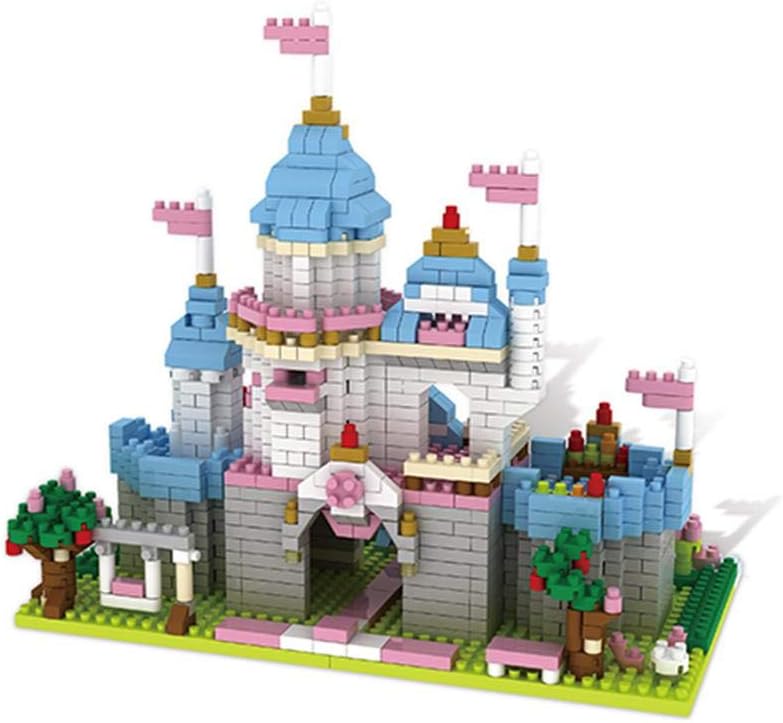 1048PCS Castle Building Blocks, Fantasy DIY Mini Bricks Architecture ...