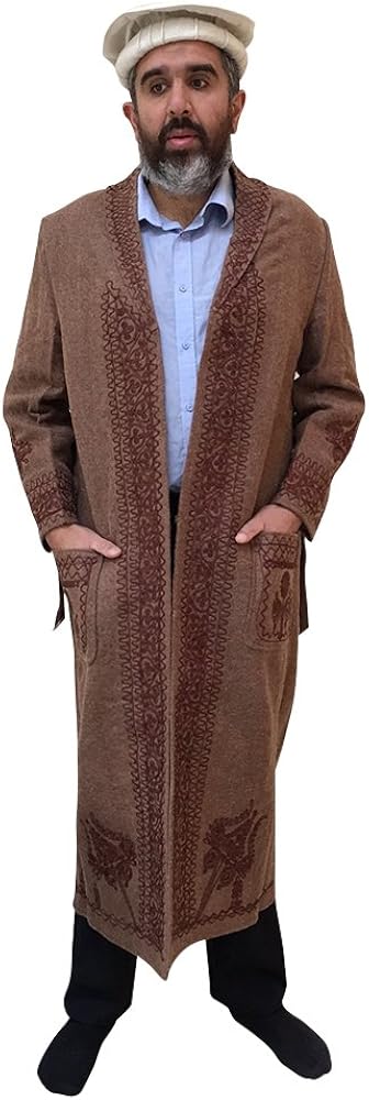 Desert Dress Hand Made Afghan Chitral Over Coat Winter Chugha Pakol ...