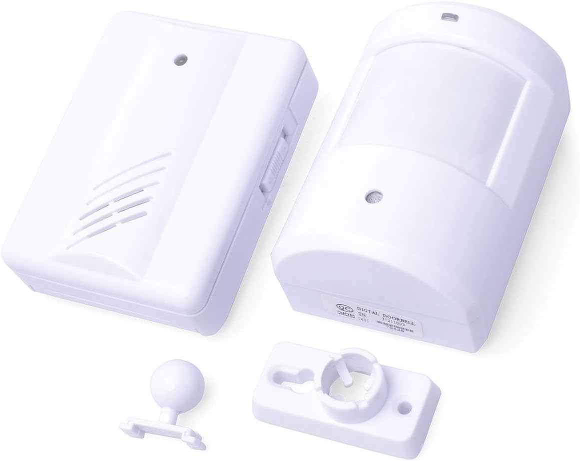 Wireless Doorbell Entry Welcome Alarm Chime IR Infrared Monitor Sensor ...