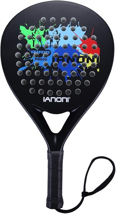 ianoni Tennis Padel Beach Racket Tennis Paddle with Carbon Fiber Face ...