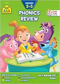 Phonics Review 2-3 Workbook: School Zone Publishing: 9780938256083 ...