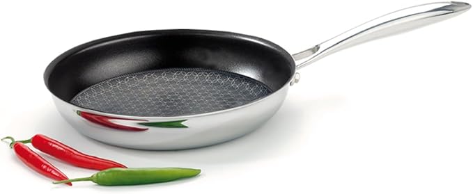 SILVER STAR Silverstar 12888 Frying Pan 24 cm Aluminium and Stainless ...